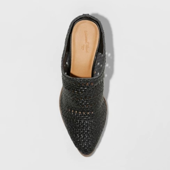 Universal Thread | Shoes | Womens Kallie Woven Heeled Mules Black ...